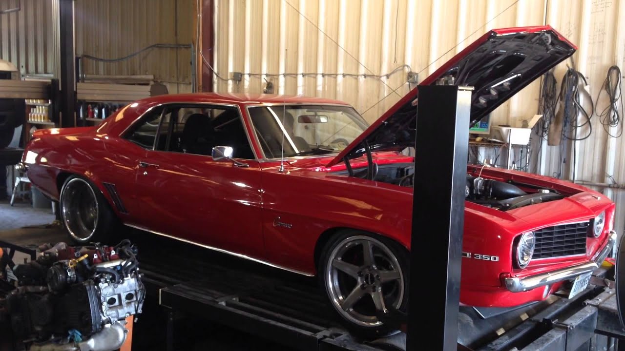 '69 Camaro with a Supercharged LS3 getting tuned by Ed of HiTech Tuning ...