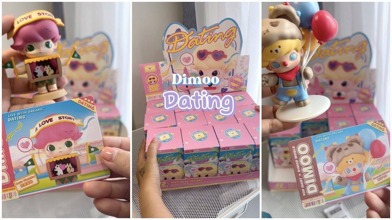 Unboxing blind box Pop Mart: Dimoo Dating | Châu Muối - YouTube