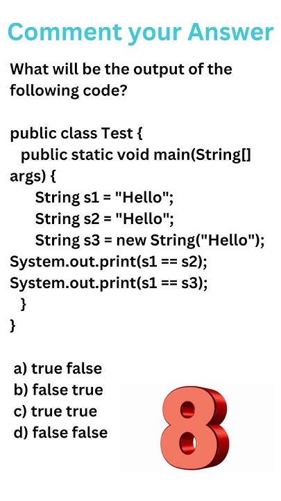 Java Tricky Quiz 11youtubeshorts Yt Ytshortsvideo Shorts Coding Ytshortsindia New