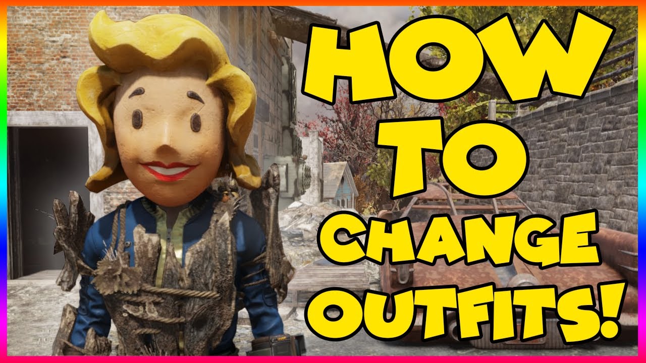 How to change your Outfit in Nuclear Winter - Fallout 76 - YouTube