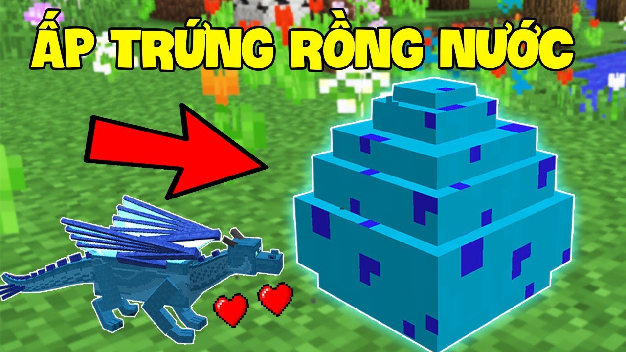 MINECRAFT RỒNG - TẬP 2 | ẤP TRỨNG RỒNG NƯỚC, CHẾ TẠO KIẾM LASER VÀ TÌM ...