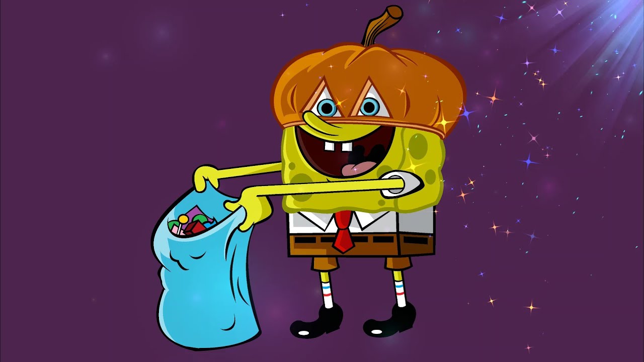 How To Draw Spongebob Halloween In MS Paint - YouTube
