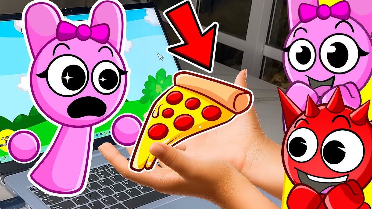 a Pinki quer PIZZA?? (Sprunki Animações) - YouTube