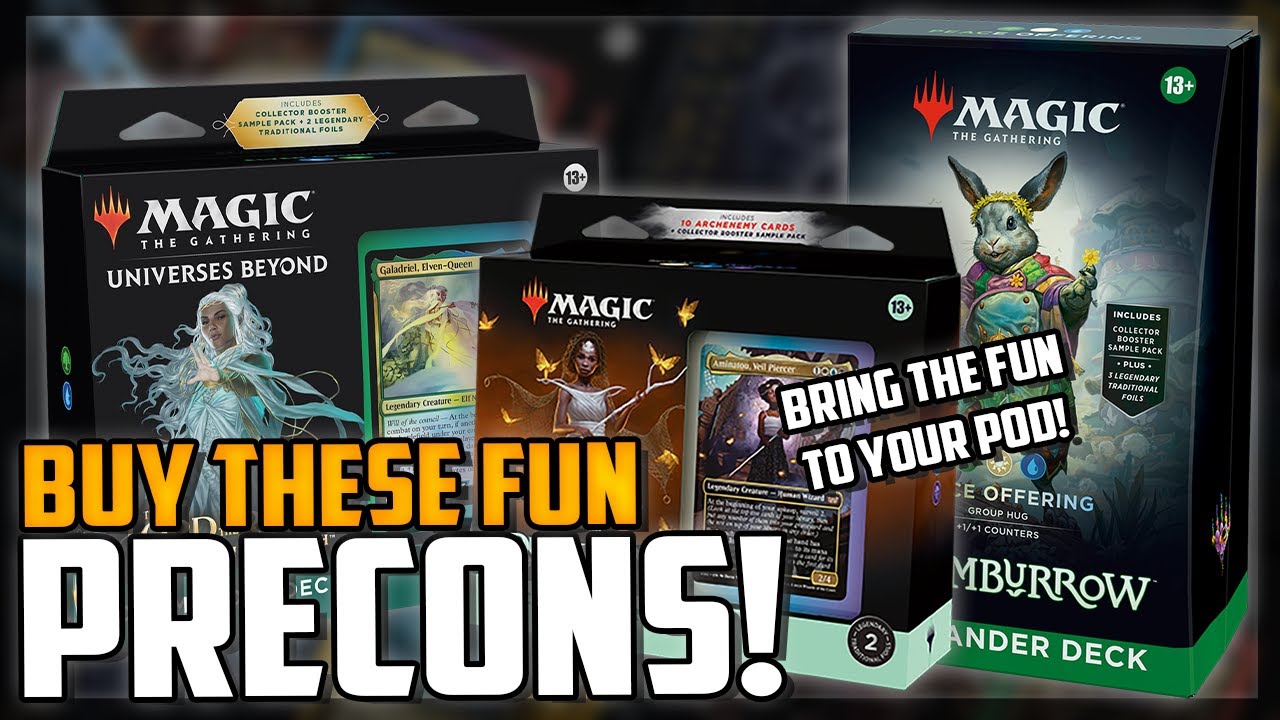 Top 10 Most FUN Precon Decks for Commander To Buy! - Magic: The ...