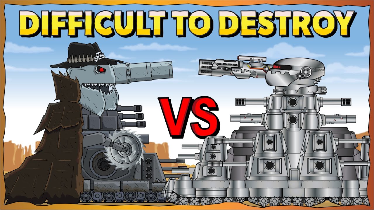 "Robotank 44 vs Creeper" Cartoons about tanks - YouTube