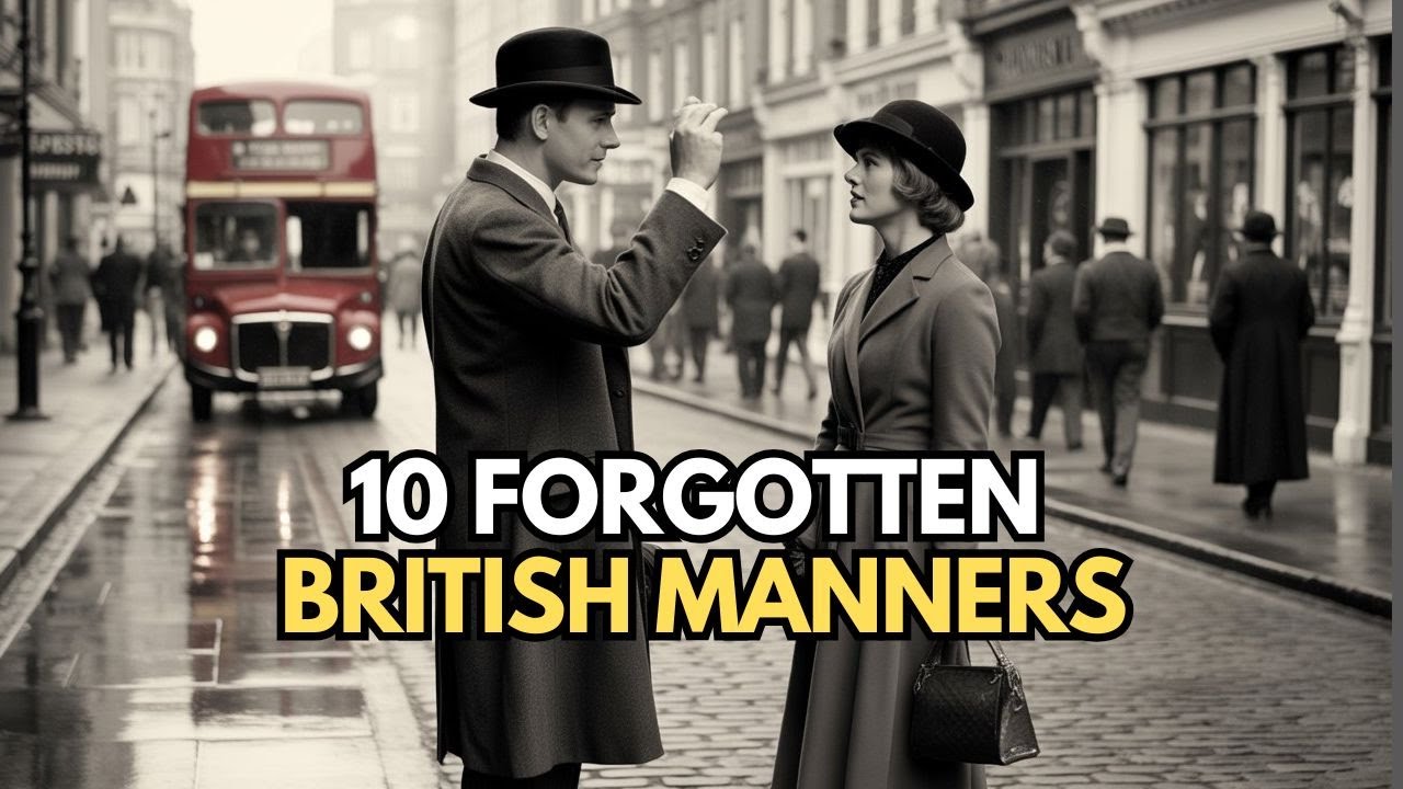 10 Manners That Defined Britain — And Then Vanished - YouTube