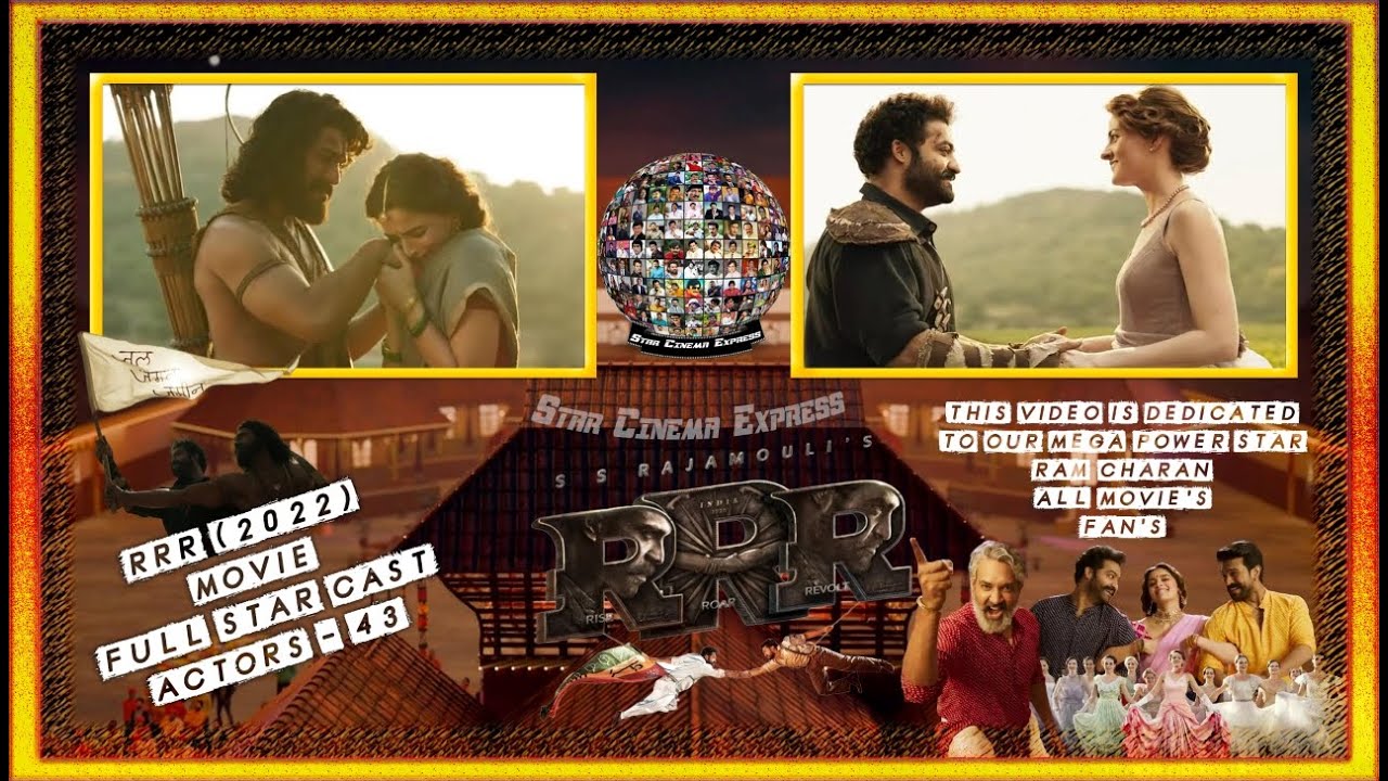 RRR Full Star Cast Star Cinema Express - YouTube