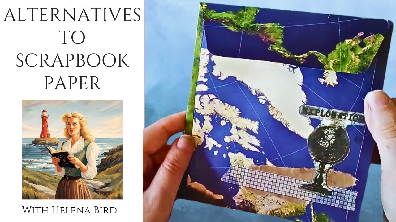 Alternatives To Scrapbook Paper Junk Journal Ideas With Atlas Pages Alternatives To Scrapbook Paper Junk Journal Ideas With Atlas Pages