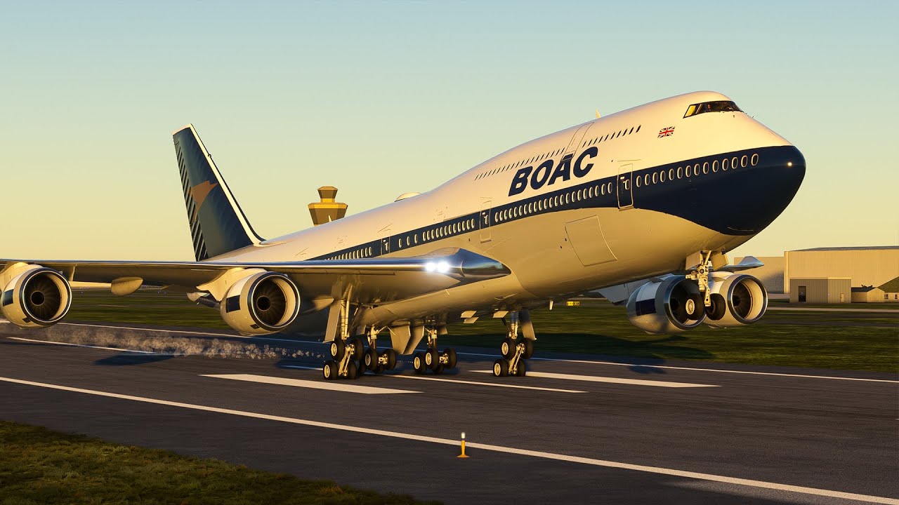 Very Low!!! Impossible landing Boeing 747 at Copenhagen Airport MFS2020 ...