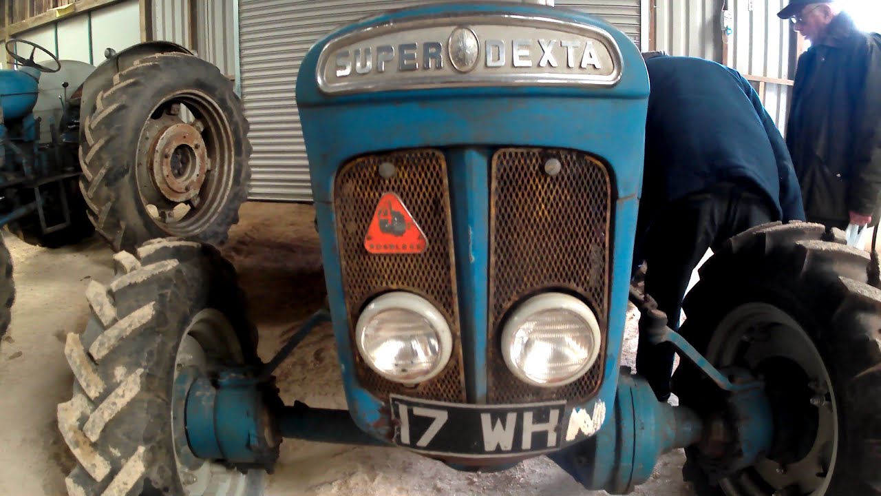1963 Fordson Roadless Super Dexta 4x4 2.5 Litre 3-Cyl Diesel Tractor ...