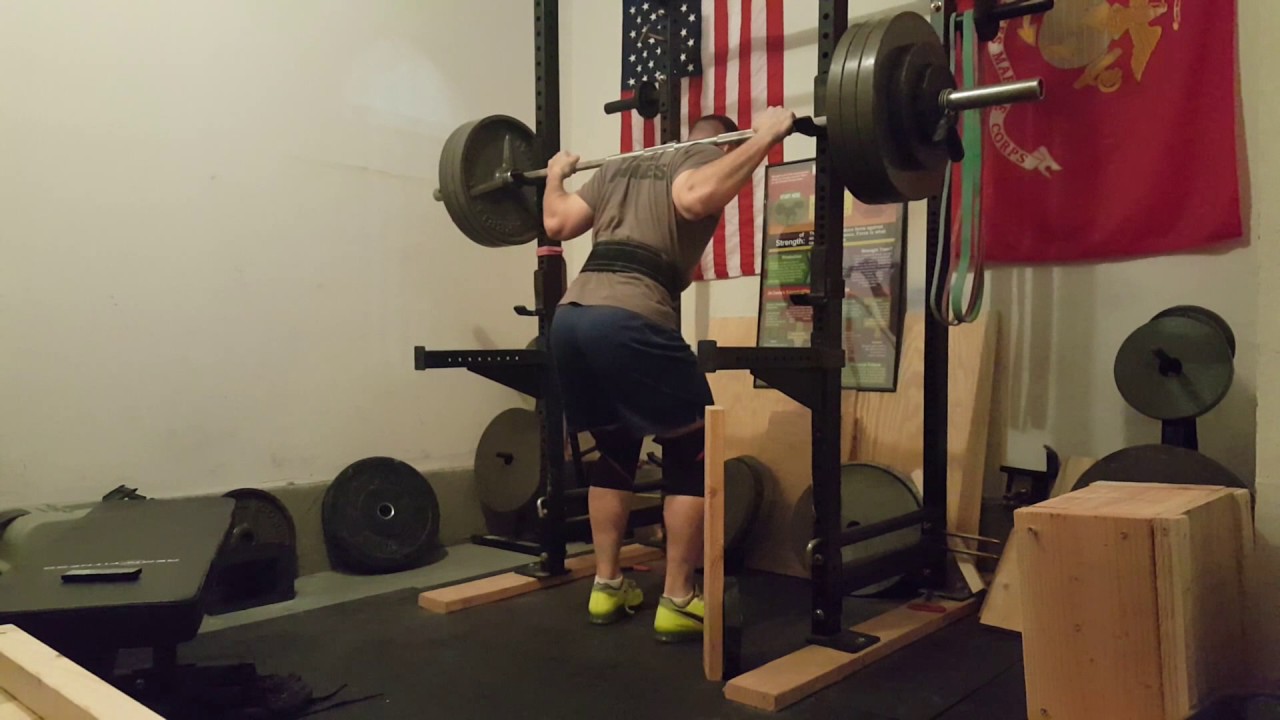TUBOW Squat 375lbx5x3 20161216 - YouTube