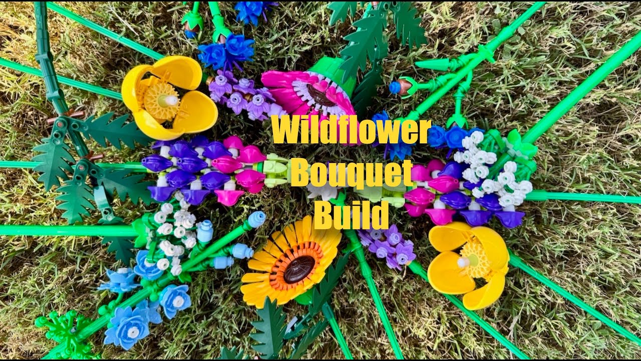 Lego SpeedBuild Wildflower Bouquet *Larkspur, Daisy, Lavender ...
