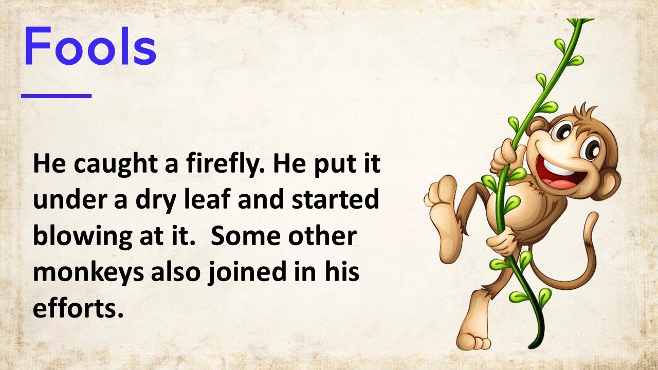 Learn English Through Story - The Fools - Level 1 - YouTube