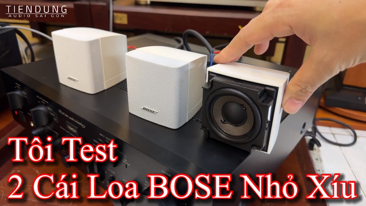 LOA LỜI NHỎ XÍU CÔNG SUẤT 80W | Bose Cube seri III đơn hỗ trợ nghe nhạc và hát karaoke - YouTube