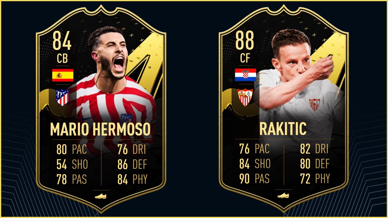 RAKITIC 88 IF y MARIO HERMOSO 84 IF REVIEW | FIFA 23 | RUBHD - YouTube