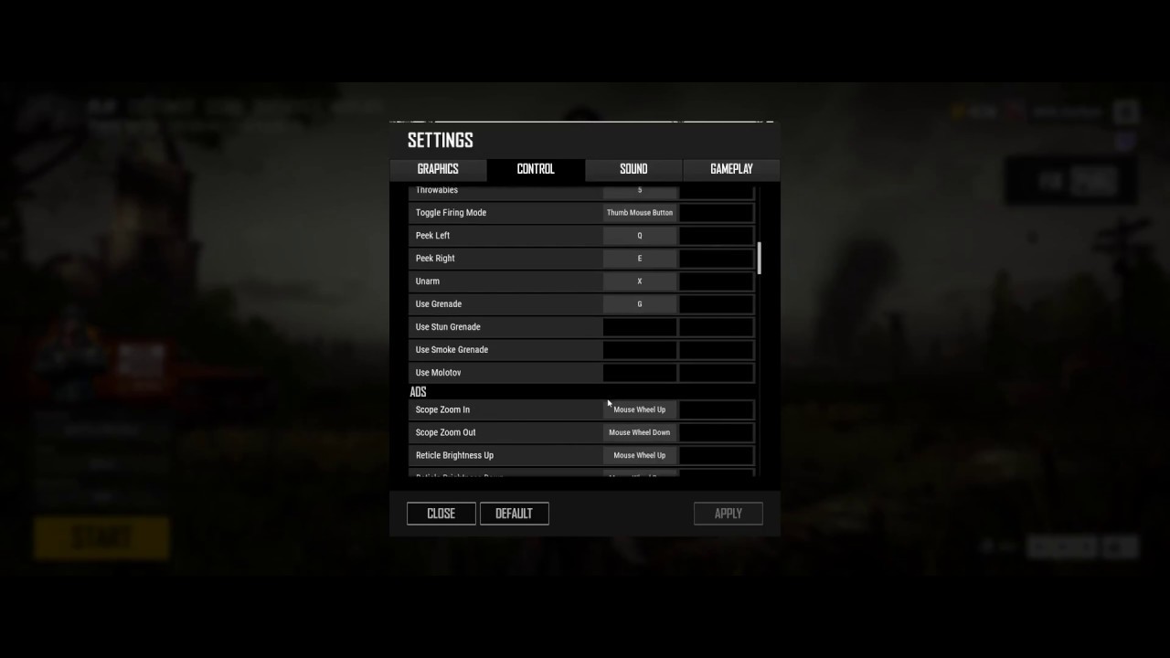 PUBG Setting การตั้งค่า การควบคุม ในเกม PUBG - YouTube