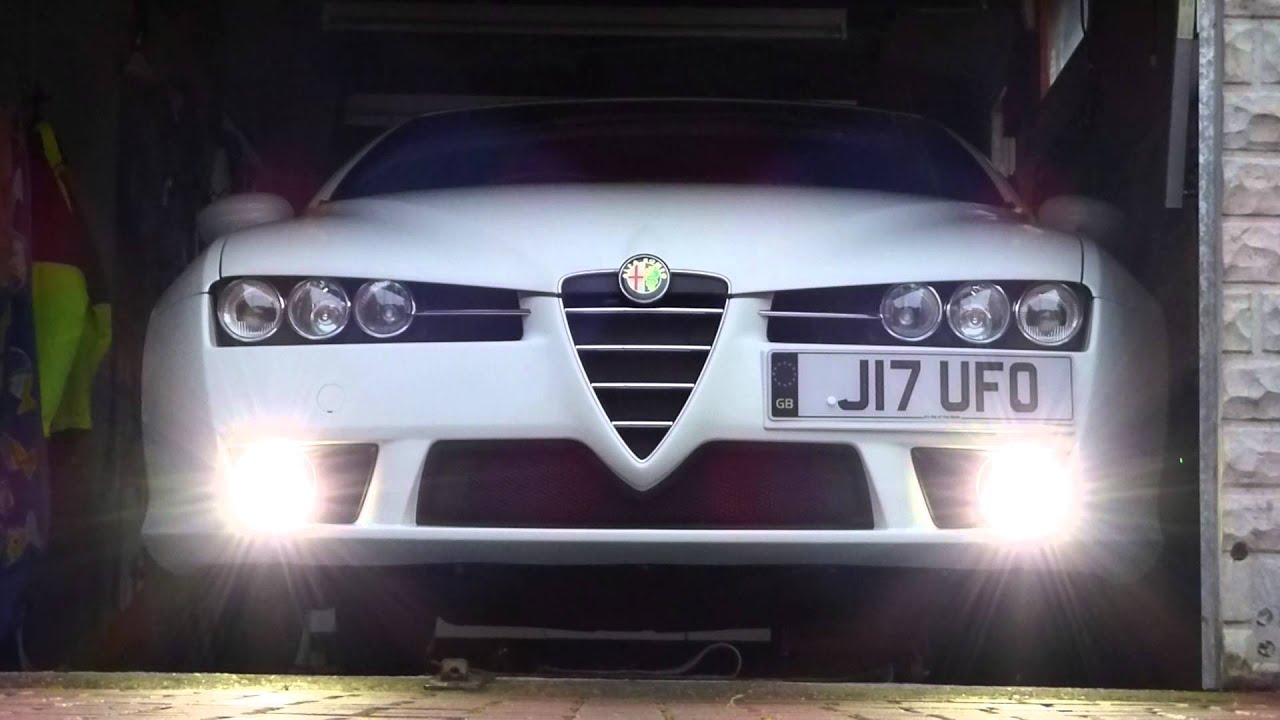 Alfa Romeo Spider LE with Osram LED For and DRL lamps - YouTube