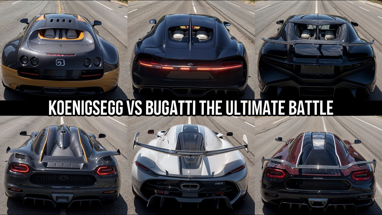 BUGATTI VS KOENIGSEGG THE ULTIMATE HYPERCARS BRAND BATTLE | WHICH BRAND ...