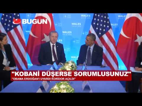 OBAMA: KOBANİ DÜŞERSE SORUMLUSUNUZ