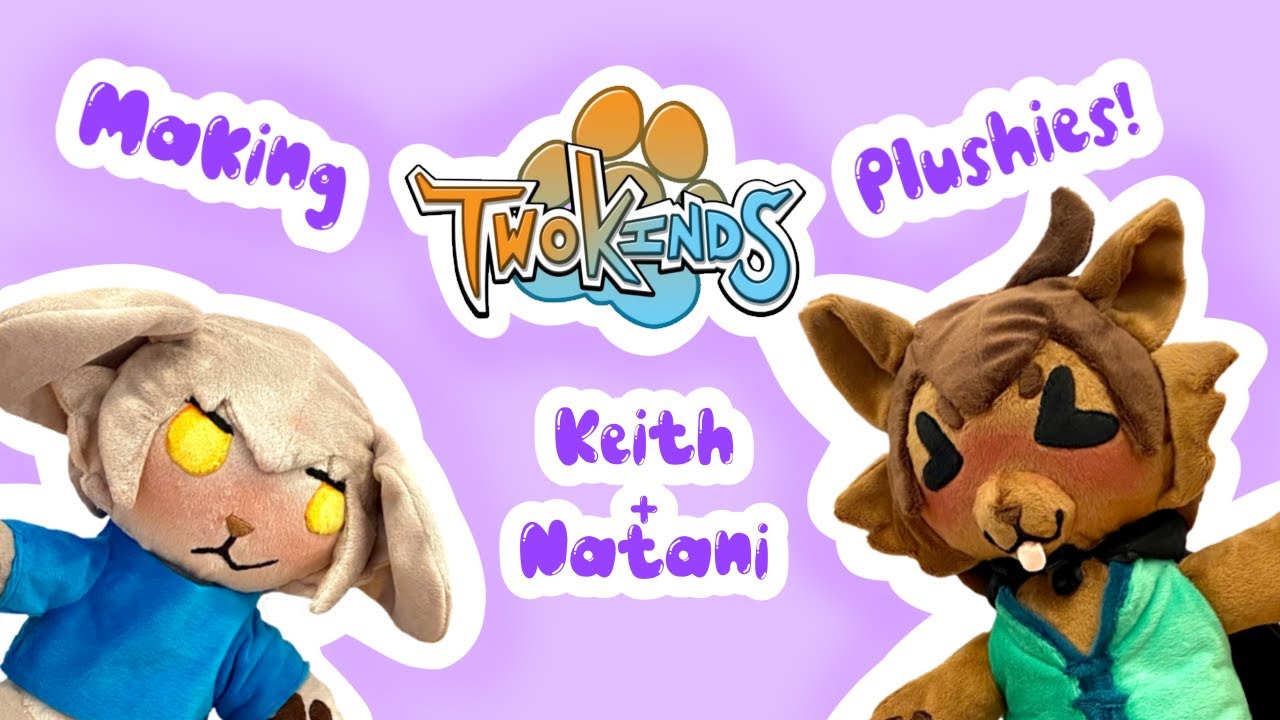 Making TwoKinds plushies! *Keith and Natani* - YouTube