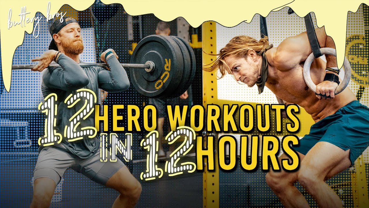 12 HERO WORKOUTS in 12 HOURS - YouTube