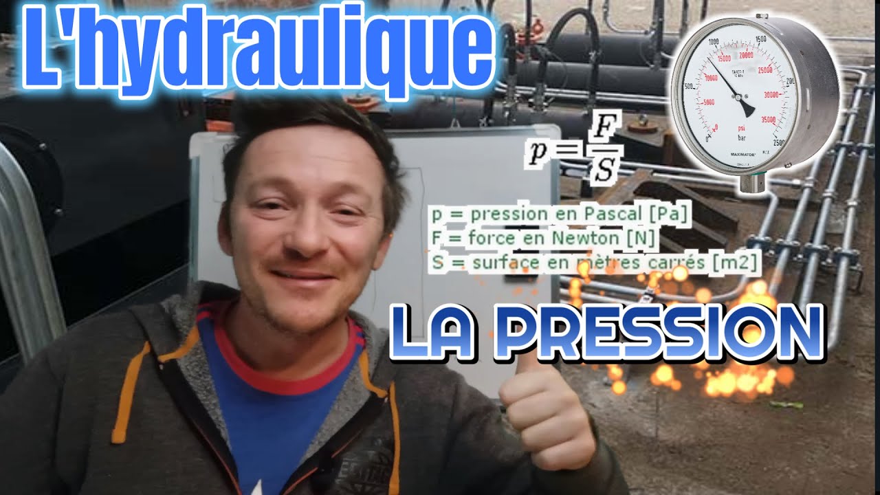 Les bases de l'hydraulique # LA PRESSION - YouTube