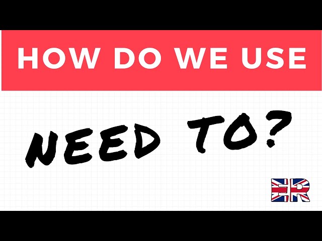Modal Verb Need