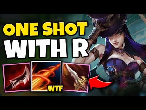 WTF?! THIS KILL SHOT CAITLYN BUILD CAN SNIPE YOU DOWN FROM FULL HP ...