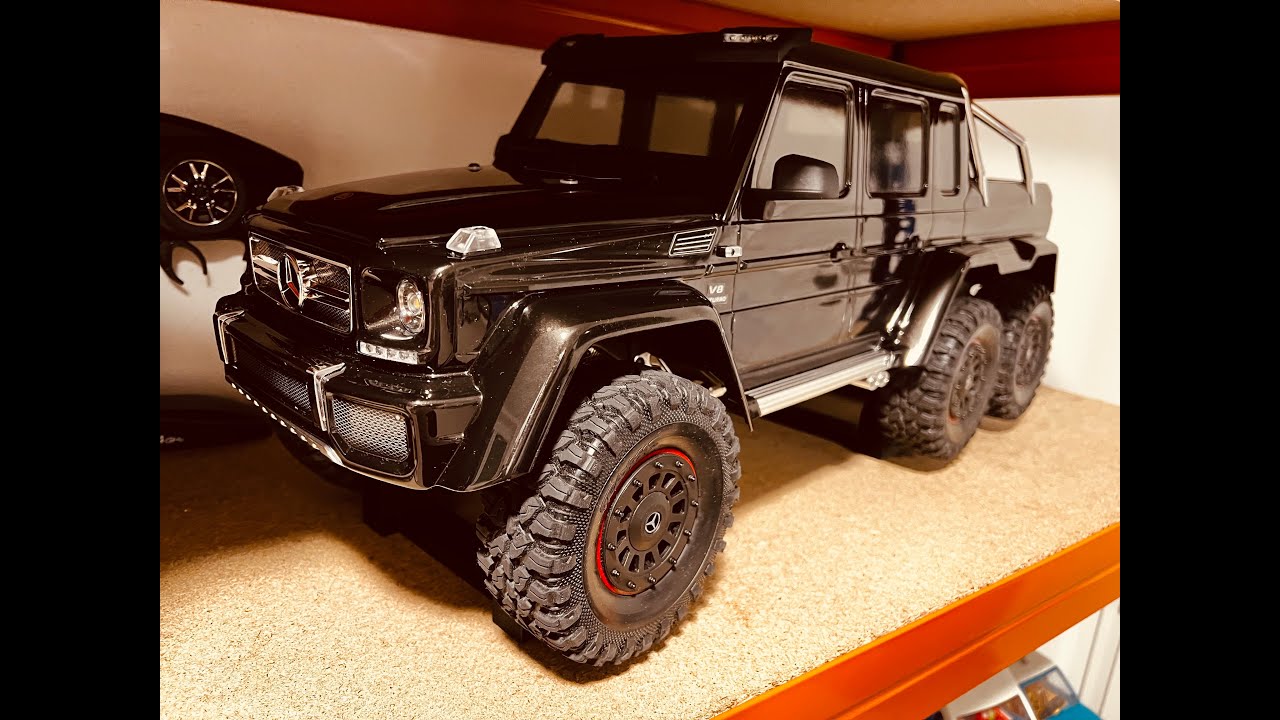 Traxxas Mercedes-Benz G63 AMG 6X6 TRX6 with ESS Dual Plus Real Engine ...
