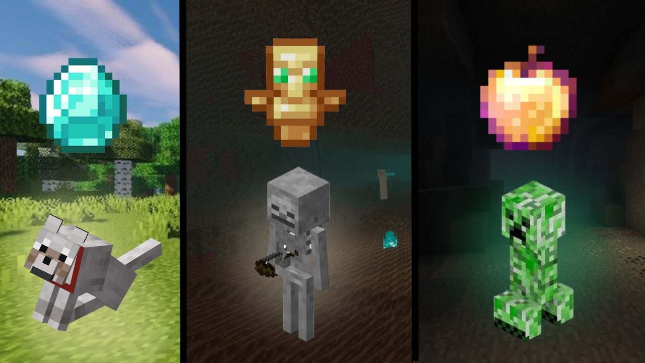 Minecraft- MOBS DROP RANDOM OP LOOT! - YouTube