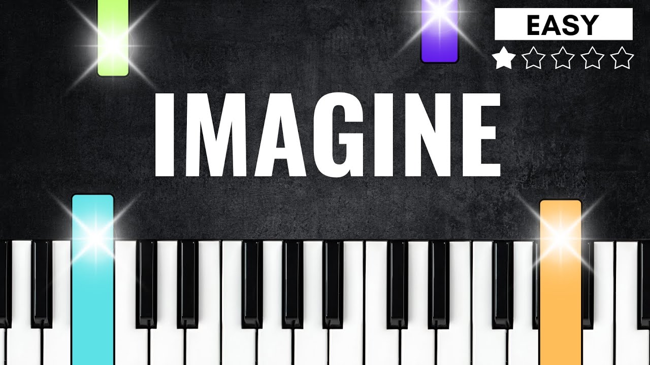 Imagine. John Lennon | EASY PIANO TUTORIAL FOR BEGINNERS - YouTube