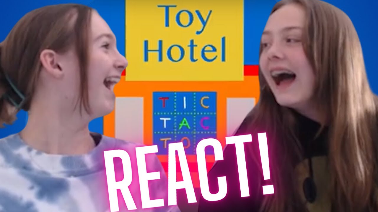 Addy and Lilly REACT to TOY HOTEL !!! - YouTube