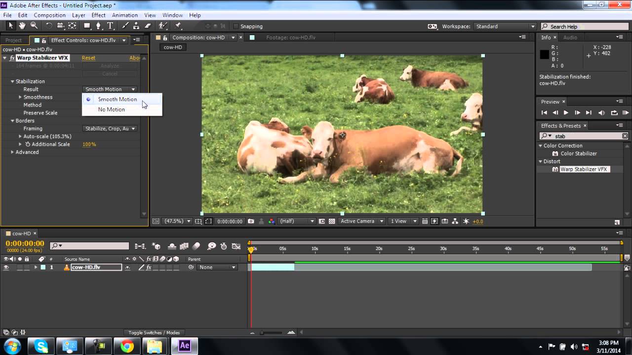 How to Stabilize Shaky Video - YouTube