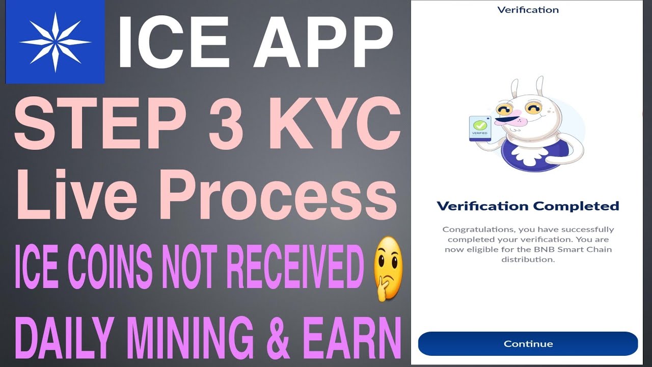 Ice App Step 3 Kyc Live Process Ice Coins Not Received Problem | Daily ...
