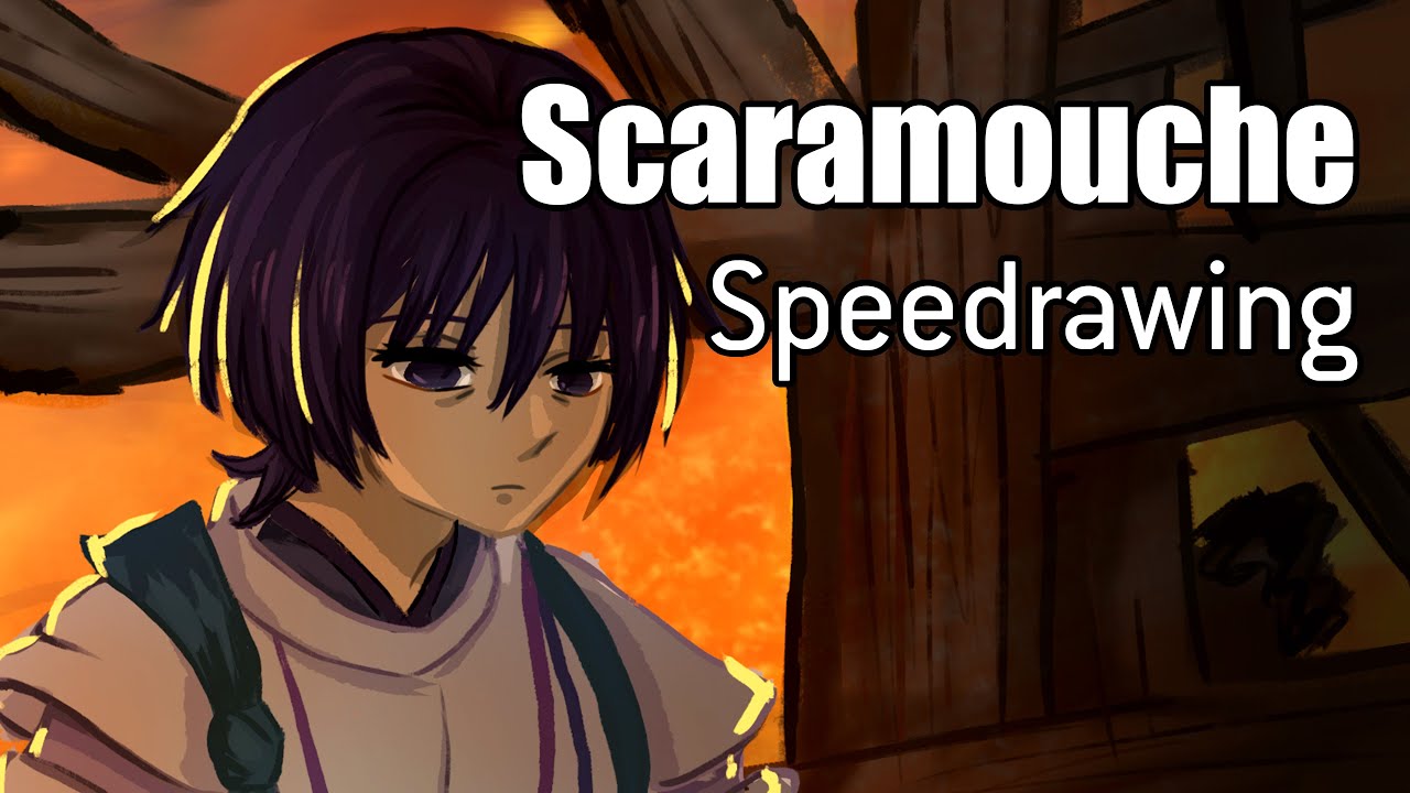 Let's draw SCARAMOUCHE | Genshin Impact | Speedrawing - YouTube