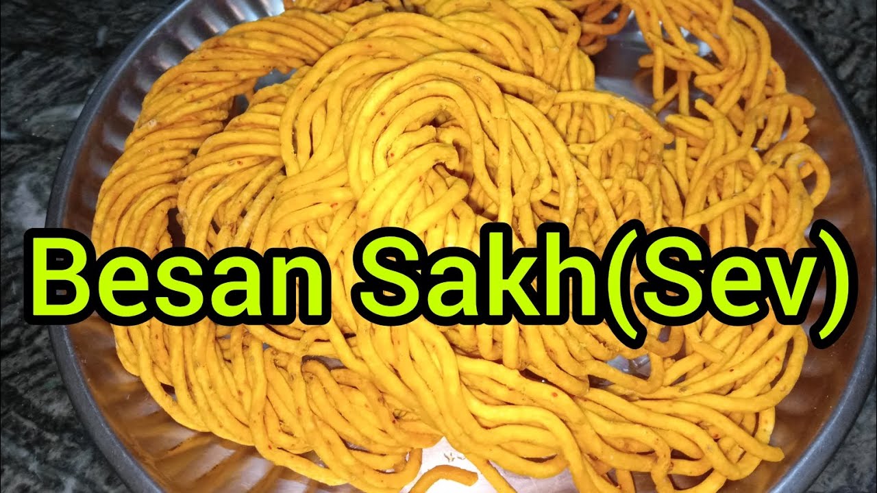 Holi Par Special Besan Sakh(Sev)10 min mei👈Kurmuri Besan Namkeen - YouTube