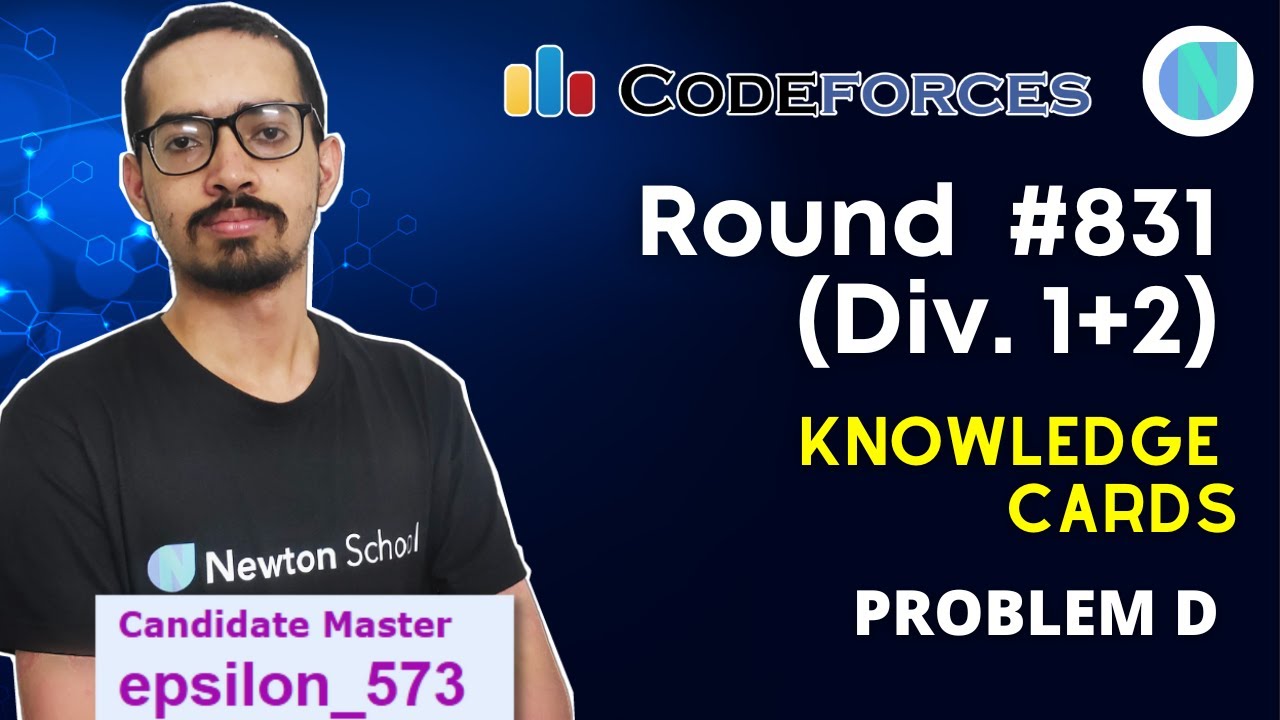 Knowledge Cards || Codeforces Round 831 Div2 Problem D - YouTube