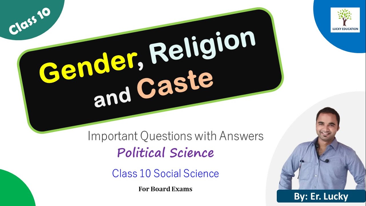 Chapter 3 Gender, Religion and Caste - Important Questions with Answer ...