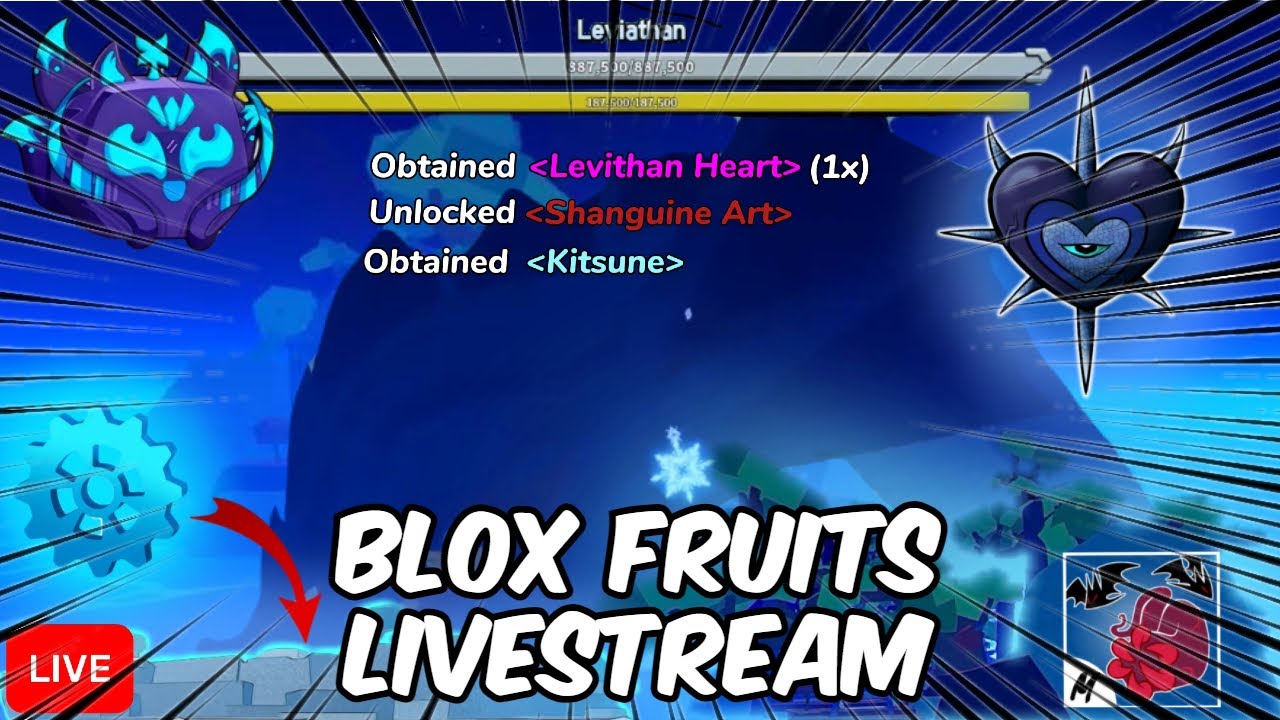 Blox Fruits Levi Hunt, Race V4 Grind, Noob to Pro Livestream - YouTube