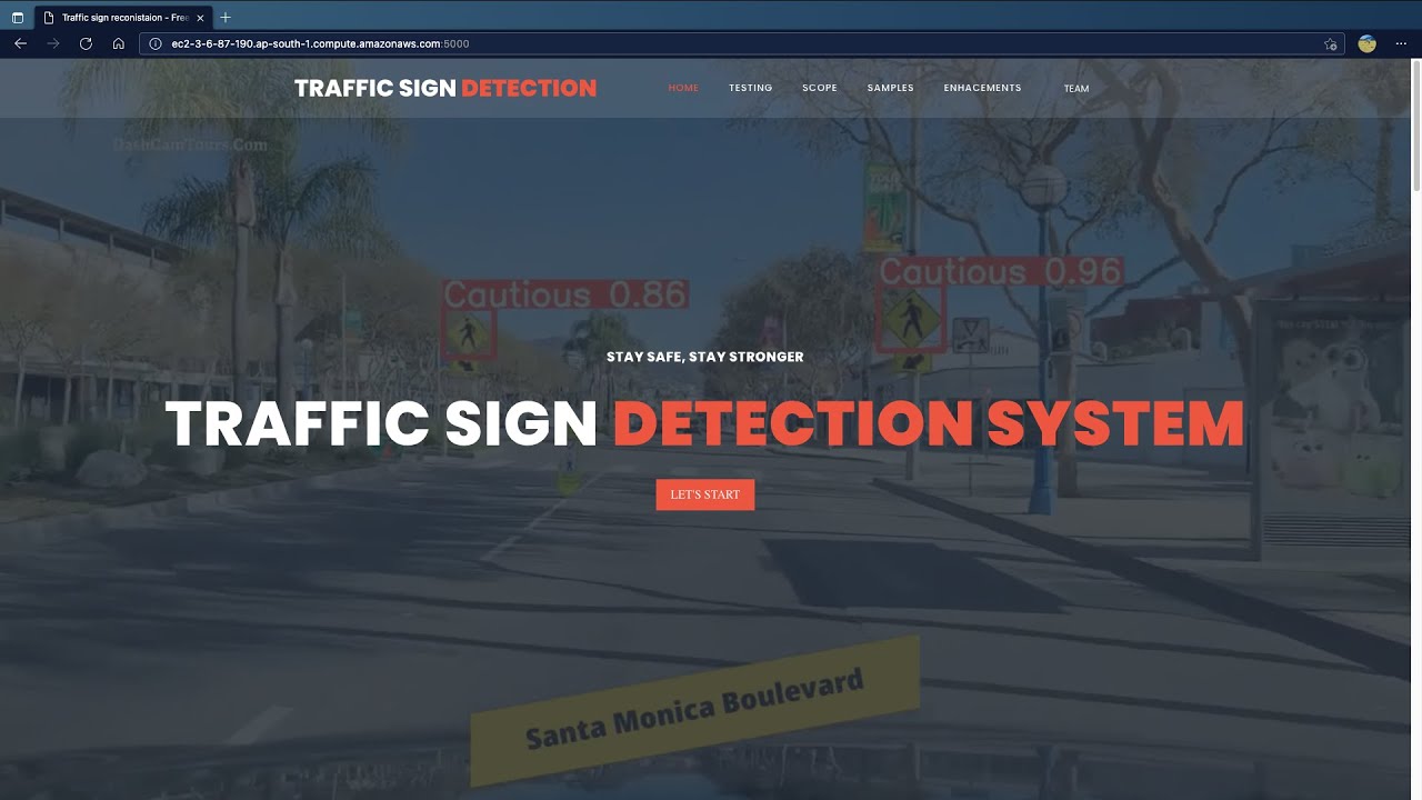 Traffic Sign Detection And Warning! - YouTube