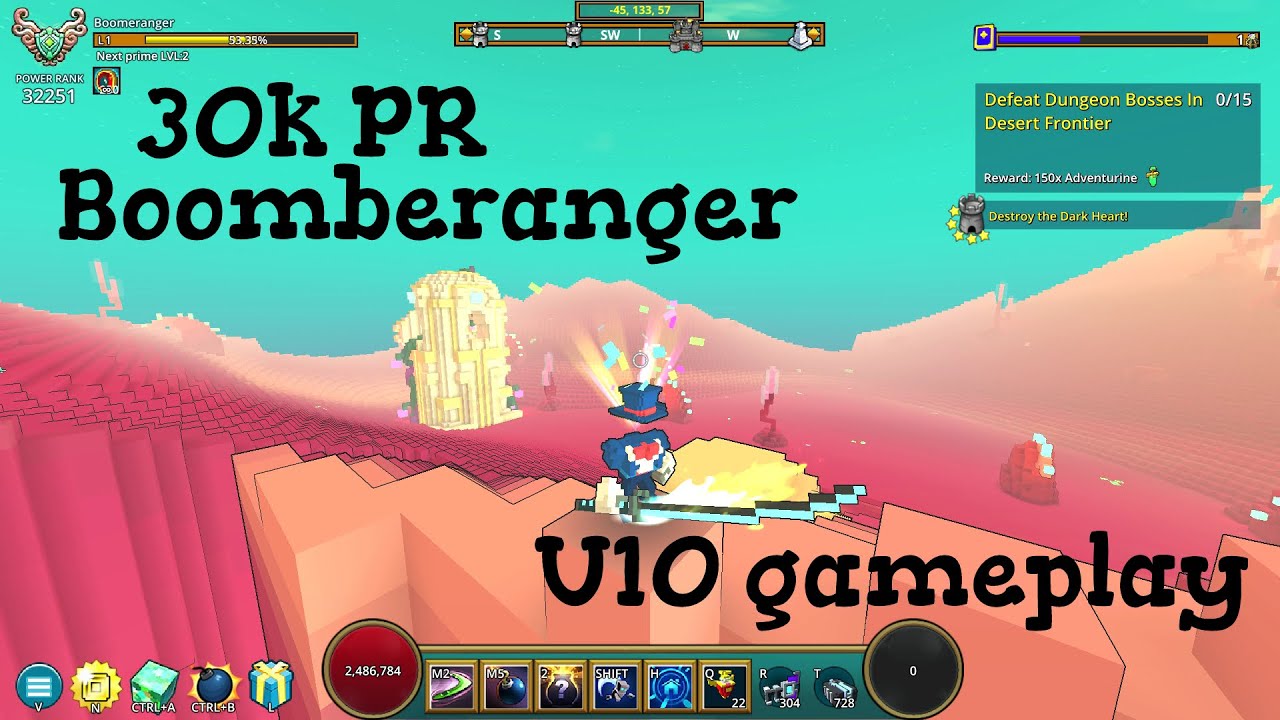 Trove | 32k PR Boomeranger U10 gameplay - YouTube