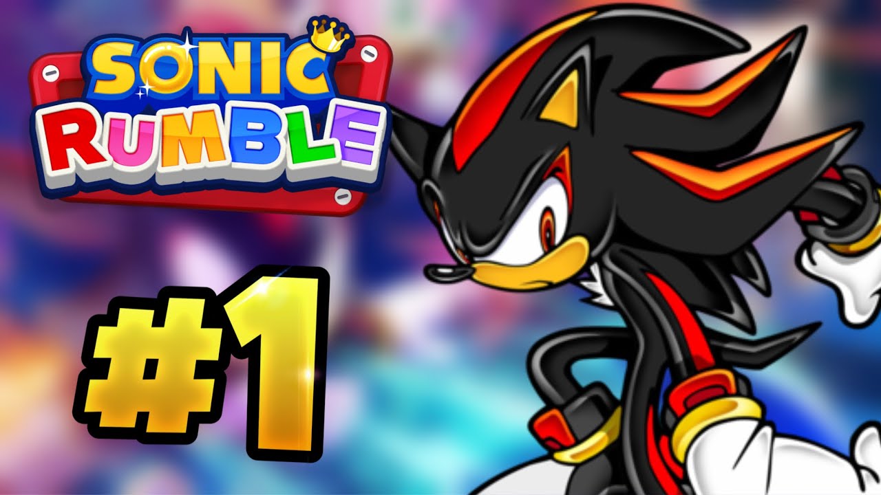 Playing Sonic Rumble #P1 As Shadow The Hedgehog - YouTube