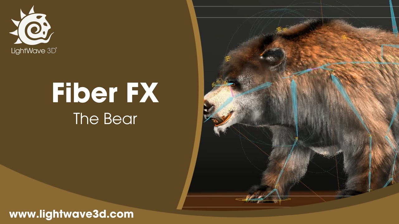 Lightwave 3D Fiber FX - The Bear - YouTube