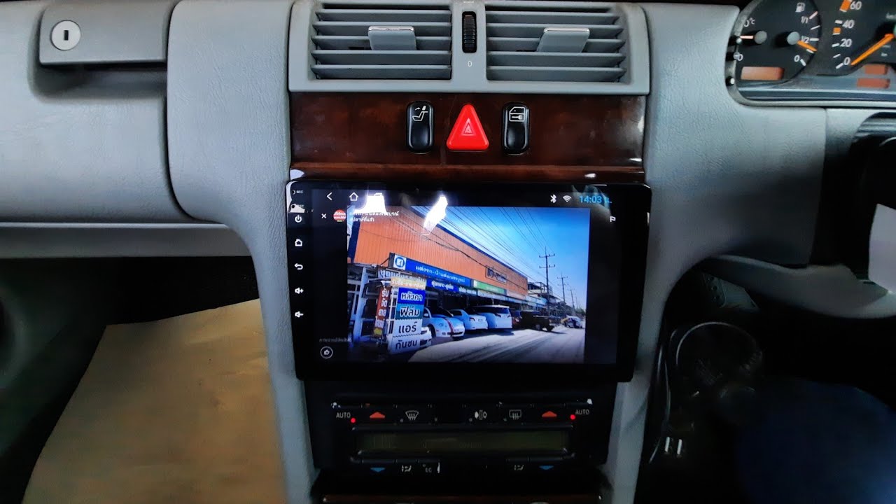 จอ Android 10 นิ้ว Benz E230 W210 - YouTube