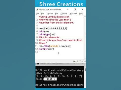 How to Use Lambda Expression In Python? #shorts - YouTube