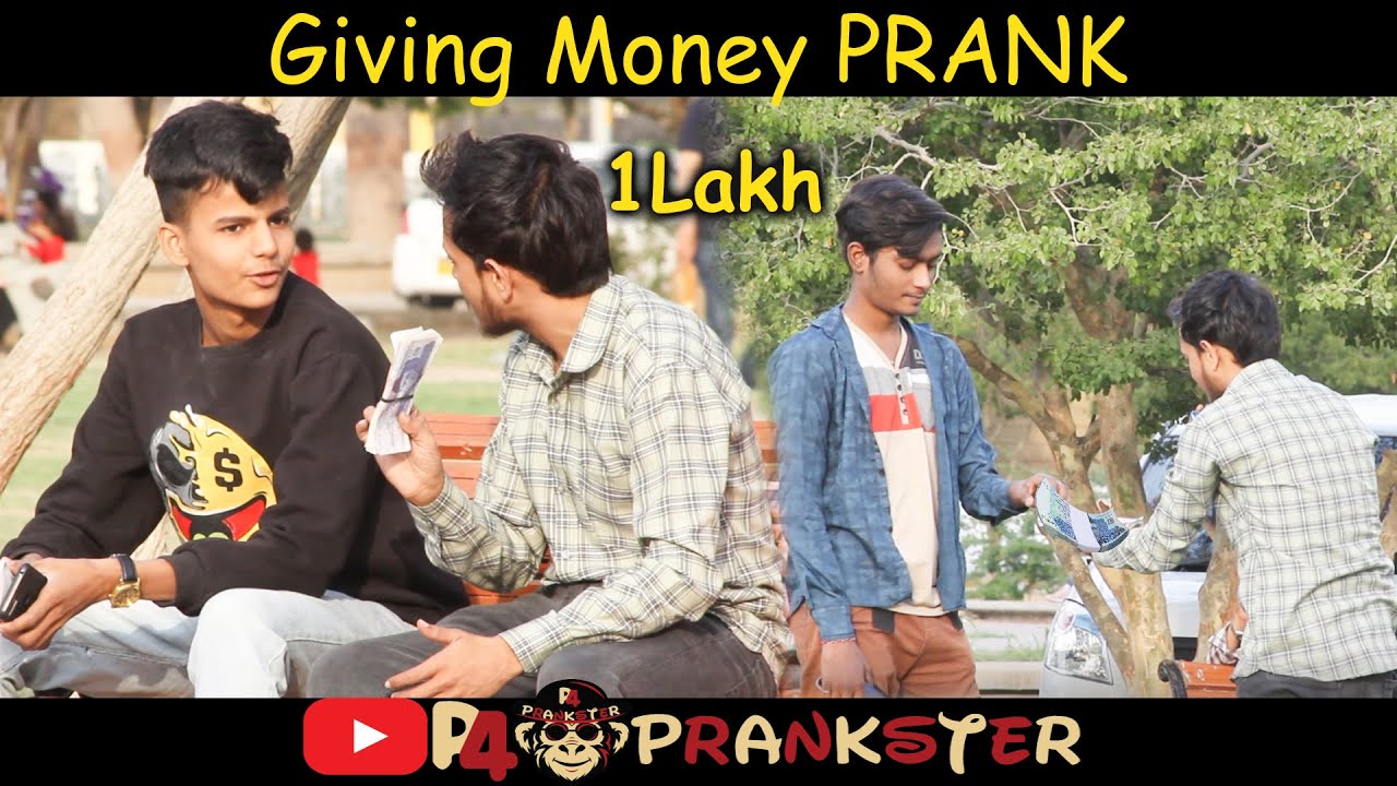 Giving Money PRANK | Epic Reaction @P4Prankster - YouTube