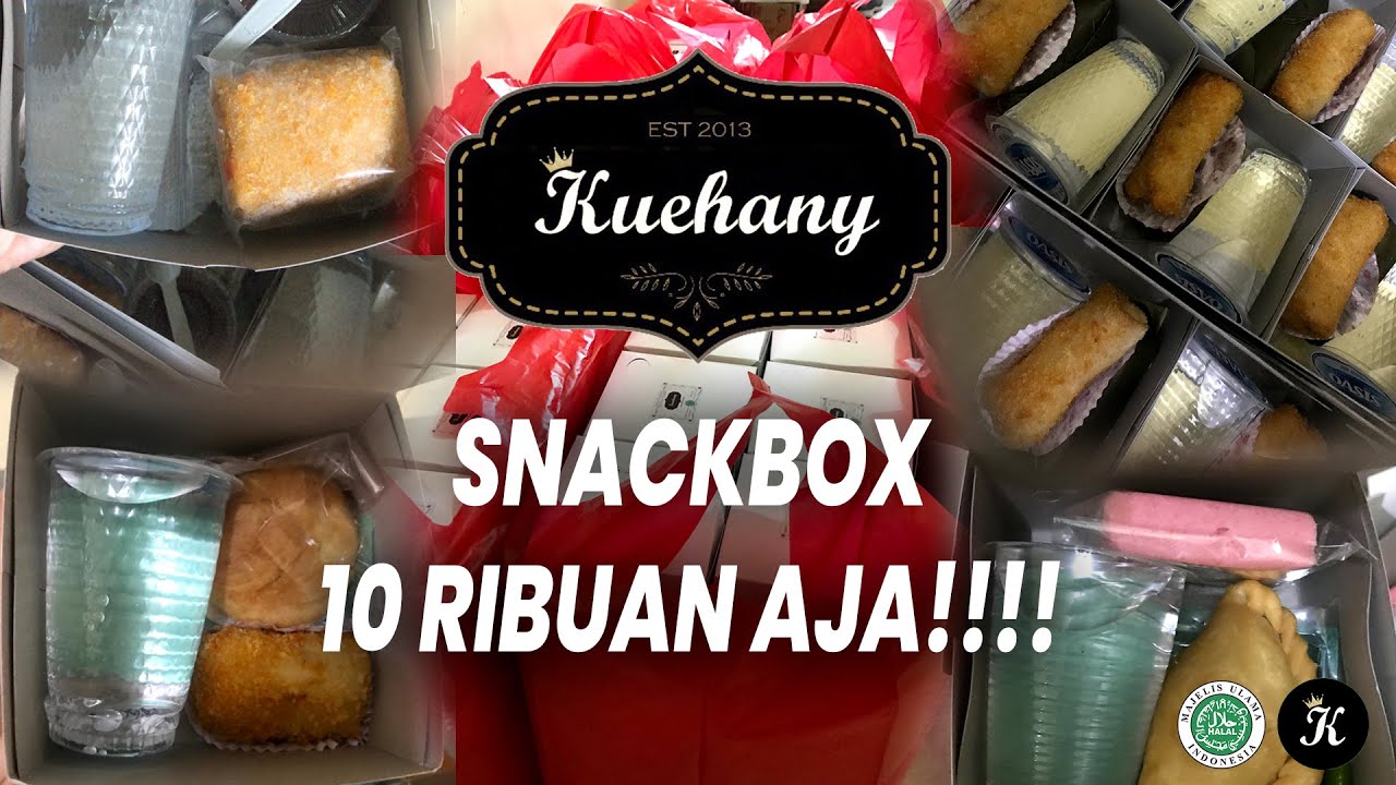 SNACK BOX 10 RIBUAN AJAA!! | kuehany - YouTube