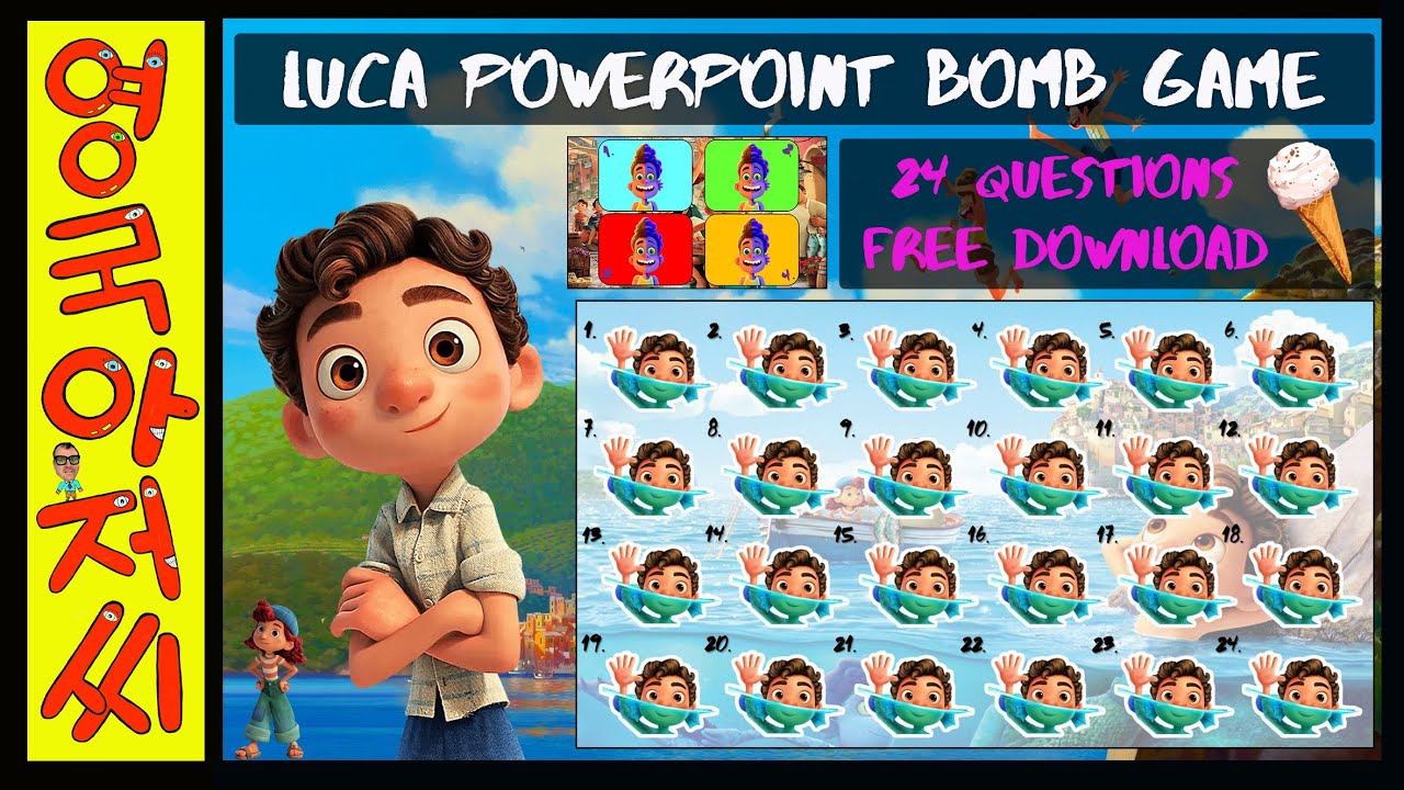 Luca PowerPoint game (루카), Free download. #powerpointgames#powerpoint# ...