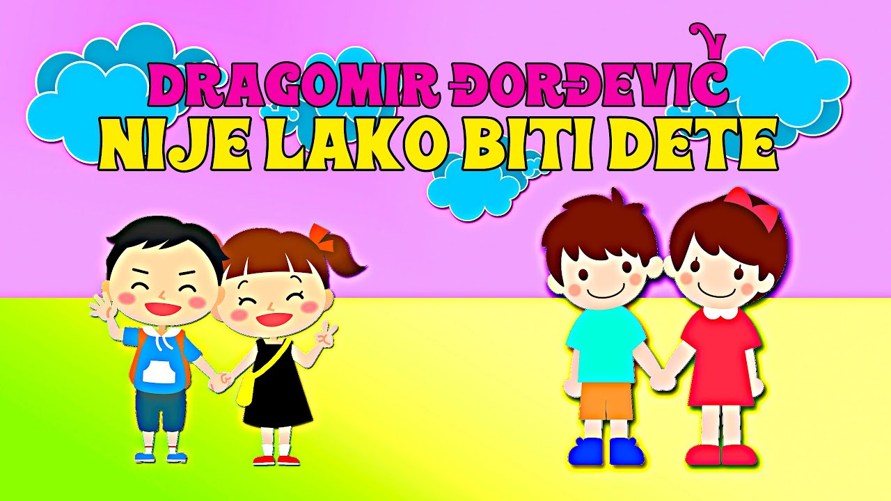 Dragomir Đorđević - NIJE LAKO BITI DETE 📖 najlepša poezija za decu ...