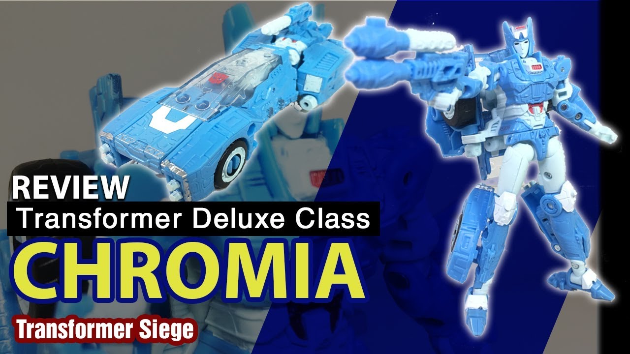 Transformer Siege DELUXE CLASS Chromia Review - YouTube